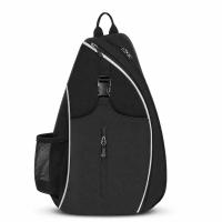 China Tennis Sling Backpack for Men & Women, Crossbody Racket Bag with Ball & Accessory Pockets for Tennis Training and Travel for sale