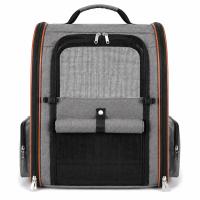 China Cat Backpack Carrier for Travel and Hiking, Expandable Pet Carrier Backpack with Breathable Mesh, Sun Shade Window, Front Opening Design for Small Dogs and Medium Cats up to 18 lbs for sale