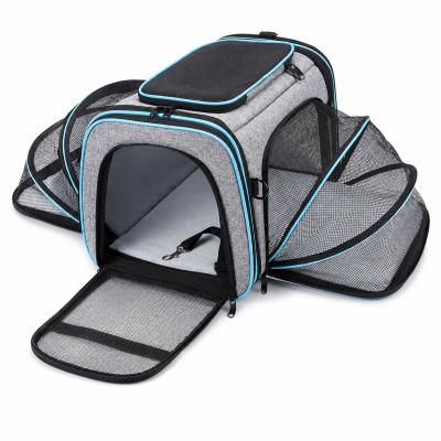 China Airline Approved Expandable Pet Carrier | Soft Travel Carrier for Cats & Small Dogs for sale