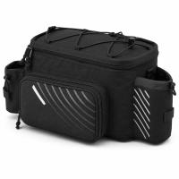 China 15L Waterproof Bike Rack Bag with Rain Cover, Rear Bicycle Pannier Trunk Storage Bag for Cycling, Commuting, Touring and Outdoor Adventures for sale