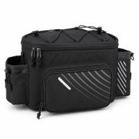 China 15L Waterproof Bike Rack Bag with Rain Cover, Rear Bicycle Pannier Trunk Storage Bag for Cycling, Commuting, Touring and Outdoor Adventures for sale