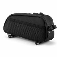 China Lightweight Bike Top Tube Bag with 1.3L Storage Capacity, Waterproof Cycling Frame Bag with 3-Point Elastic Cord for Road Bikes and Mountain Bikes for sale