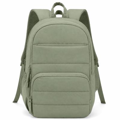 China Women's Quilted Laptop Backpack 15.6 Inch, Water Resistant Travel Work Backpack for Office, College & Daily Commute for sale