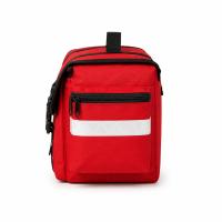 China 17 Inch EMT Trauma Bag for First Responders, Emergency Medical Supply Organizer with Padded Dividers, Multiple Compartments, Reflective Strip & Side Pockets for sale