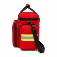 China Lightweight First Aid Emergency Bag, Red Medical Supply Organizer with Multiple Compartments, Shoulder Strap and Quick-Access Storage for Home, Car & Travel for sale