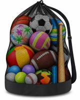 China 100L Heavy-Duty Soccer Ball Bag, Extra Large Mesh Sports Equipment Carry Bag Holds 10–12 Balls for Football Training, Coaches & Teams for sale