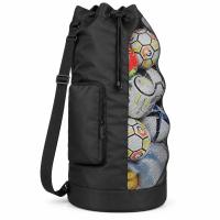 China 100L XL Soccer Ball Mesh Bag, Heavy-Duty Sports Equipment Carry Bag with Adjustable Shoulder Strap, Holds 10–12 Balls for Coaches & Teams for sale