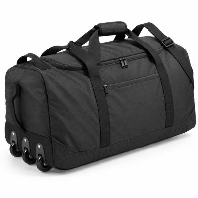 China 83L Foldable Travel Bag with Wheels, Lightweight Rolling Duffel Bag for Sports, Gym, Weekend Trips & Travel for sale