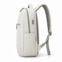China Minimalist Waterproof Laptop Backpack for Business Travel, Slim Anti-Theft Work Backpack with Front Zipper Pocket, Dual Side Pockets & Padded Straps for sale