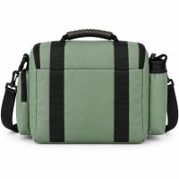 China Sage Green Insulated Cooler Bag with Shoulder Strap, Multi-Pocket Soft Lunch & Travel Cooler for Picnic, Outdoor, Work and Sports for sale