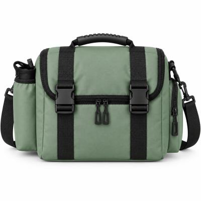 China Sage Green Insulated Cooler Bag with Shoulder Strap, Multi-Pocket Soft Lunch & Travel Cooler for Picnic, Outdoor, Work and Sports for sale