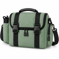 China Sage Green Insulated Cooler Bag with Shoulder Strap, Multi-Pocket Soft Lunch & Travel Cooler for Picnic, Outdoor, Work and Sports for sale