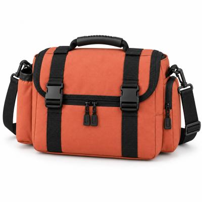China Terracotta Orange Insulated Cooler Bag with Shoulder Strap, Large Capacity Soft Cooler for Travel, Camping, Picnic, Sports and Daily Use for sale