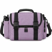China Lavender Purple Insulated Cooler Bag with Shoulder Strap, Lightweight Soft-Sided Lunch Cooler with Multi-Pocket Storage for Travel, Picnic and Outdoor Use for sale