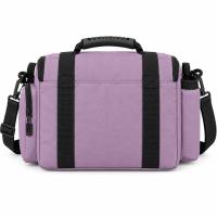China Lavender Purple Insulated Cooler Bag with Shoulder Strap, Lightweight Soft-Sided Lunch Cooler with Multi-Pocket Storage for Travel, Picnic and Outdoor Use for sale
