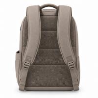 China Minimalist Taupe Business Laptop Backpack for Men and Women, Water-Resistant Work Travel Backpack with 15.6-Inch Laptop Compartment, Side Bottle Pocket & Multi-Pocket Storage for sale