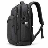 China Modern Business Laptop Backpack for Work and Travel, Water-Resistant Black Computer Backpack with USB Charging Port and Padded Back Panel for sale