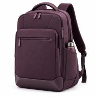 China Plum Purple Business Laptop Backpack for Men and Women, Water-Resistant Work Travel Backpack with 15.6-Inch Laptop Compartment, Bottle Pocket, Trolley Strap & Multi-Pocket Storage for sale