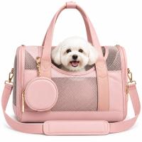 China Soft-Sided Pet Carrier Bag for Small Dogs & Cats, Breathable Airline-Friendly Travel Tote with Mesh Panels, Top Opening & Shoulder Strap for sale