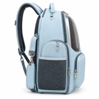 China Pet Backpack Carrier for Small Dogs & Cats, Breathable Travel Backpack with Mesh Window, Large Front Pocket and Comfortable Shoulder Straps for sale