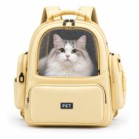 China Expandable Cat Carrier Backpack – Breathable Pet Travel Backpack with Large Mesh Window, Side Storage Pockets & Padded Shoulder Straps for sale