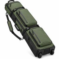 China OEM ODM Padded Snowboard Roller Bag – Heavy Duty Wheeled Snowboard Travel Case with Large Front Storage Pockets and Shoulder Strap for sale