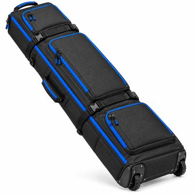 China Custom OEM ODM Wheeled Snowboard Travel Bag with Multi Storage Pockets – Padded Water-Resistant Snowboard Roller Case with Compression Straps, Reinforced Handles & Heavy-Duty Wheels for sale