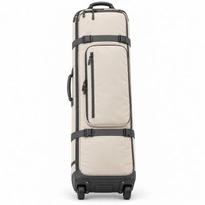 China Custom OEM ODM Minimalist Wheeled Snowboard Travel Bag – Padded Water-Resistant Snowboard Roller Case with Compression Straps, Reinforced Handles & Front Accessory Pocket for sale