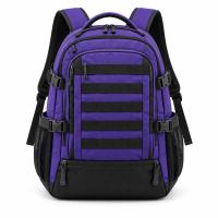 China ODM Bag Supplier Tactical Travel Backpack – Large Multi-Pocket Outdoor Backpack with Compression Straps, MOLLE Webbing, Side Mesh Pockets & Padded Shoulder Straps for sale
