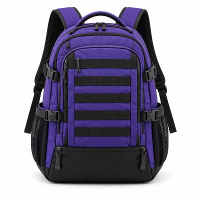 China ODM Bag Supplier Tactical Travel Backpack – Large Multi-Pocket Outdoor Backpack with Compression Straps, MOLLE Webbing, Side Mesh Pockets & Padded Shoulder Straps for sale