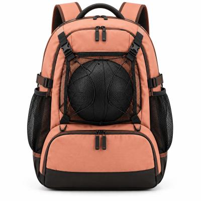 China OEM Bag Manufacturer Outdoor Sports Backpack with Front Mesh Pocket – Lightweight Hiking Daypack with Bungee Cord, Side Bottle Pockets, Compression Straps & Padded Shoulder Straps for sale