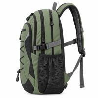 China OEM Bag Manufacturer Outdoor Hiking Backpack with Bungee Cord System – Lightweight Multi-Pocket Daypack with Side Mesh Bottle Pockets, Compression Straps & Padded Shoulder Straps for sale