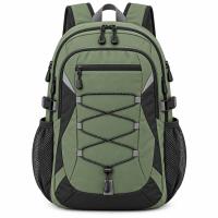 China OEM Bag Manufacturer Outdoor Hiking Backpack with Bungee Cord System – Lightweight Multi-Pocket Daypack with Side Mesh Bottle Pockets, Compression Straps & Padded Shoulder Straps for sale