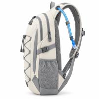 China Custom Bag Manufacturer Hydration Hiking Backpack with Water Bladder Tube – Lightweight Outdoor Daypack with Front Bungee Cord, Side Mesh Bottle Pockets & Breathable Padded Straps for sale