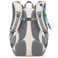 China Custom Bag Manufacturer Hydration Hiking Backpack with Water Bladder Tube – Lightweight Outdoor Daypack with Front Bungee Cord, Side Mesh Bottle Pockets & Breathable Padded Straps for sale