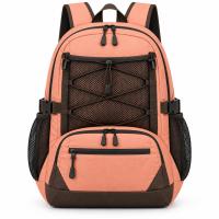 China Outdoor Sports Backpack with Front Mesh Pocket – Lightweight Hiking Daypack with Bungee Cord, Side Bottle Pockets, Compression Straps & Padded Shoulder Straps Custom Bag Manufacturer for sale