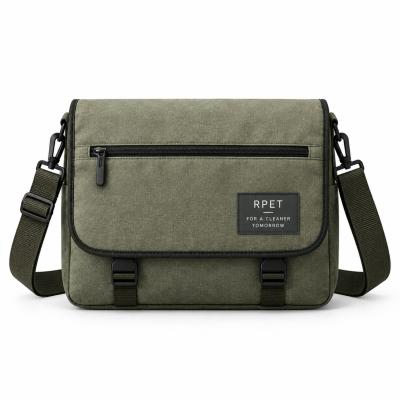 China OEM ODM RPET Messenger Bag Manufacturer – Custom Recycled Polyester Crossbody Shoulder Bag for Bulk Wholesale, Corporate & Private Label Programs for sale