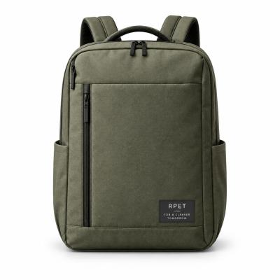 China OEM ODM RPET Laptop Backpack Manufacturer – Custom Recycled Polyester Business Backpack for Bulk Wholesale, Corporate & Private Label Programs for sale