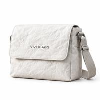 China OEM Tyvek Shoulder Bag Manufacturer – Sustainable Flap Messenger Bag for Bulk Orders and Brand Customization for sale