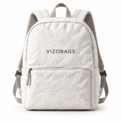 China OEM ODM Tyvek Backpack Manufacturer – Lightweight Water Resistant Laptop Backpack with Front Pocket for Wholesale and Private Label Custom Bags for sale