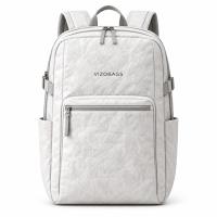 China OEM ODM Tyvek Laptop Backpack Manufacturer – Lightweight Waterproof Travel Backpack with Front Zipper Pocket, Side Pockets and Custom Logo for Wholesale for sale