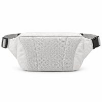 China Custom Tyvek Fanny Pack Supplier – Lightweight Waist Bag with Dual Zipper Compartments for Wholesale and OEM Branding for sale