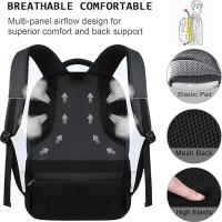 China Custom OEM Water-Resistant Business Backpack with Multi-Compartment Design and 17-inch Laptop Compartment for sale