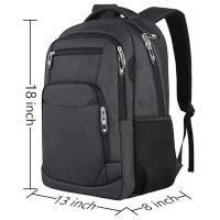China Custom OEM Water-Resistant Business Backpack with Multi-Compartment Design and 17-inch Laptop Compartment for sale