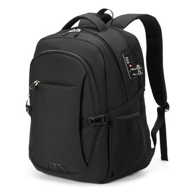 China Custom Business Backpack with Built-in Combination Lock, Water-Repellent Fabric & Multi-Compartment Design for sale