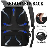 China OEM/ODM Custom Logo Laptop Backpack and Business Computer Backpack with Heavy-Duty Metal Zippers and Multi-Compartment Design for sale