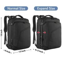 China Custom Logo Business Backpack and Laptop Daypack with Diagonal Zipper and Buckle Straps for Commuter Use for sale