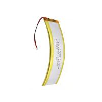 China 1C 3.7 V 1800mAh Curved LiPo Battery Custom Lithium Battery Light Weight for sale
