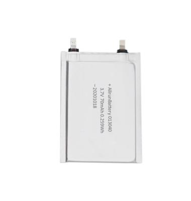 China TBD 3.7V 70mAh Ultra Thin LiPo Battery For RFID Electronic Tags for sale