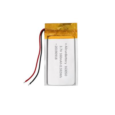 China 160mAh 163050 Rechargeable Lithium Ion Polymer Battery Pack 3.7 V for sale